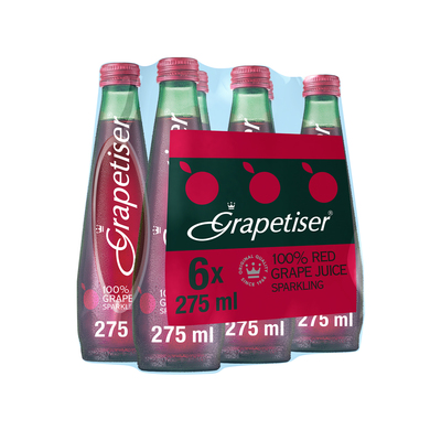 Grapetiser Sparkling Drink Red 275ml x 6 | PnP