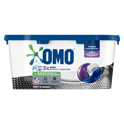 Omo Stain Remove Auto Laundry Capsules 16 Pack | PnP