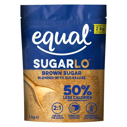 Equal Sugarlo Brown Sugar Blended With Sucralose 1kg | PnP
