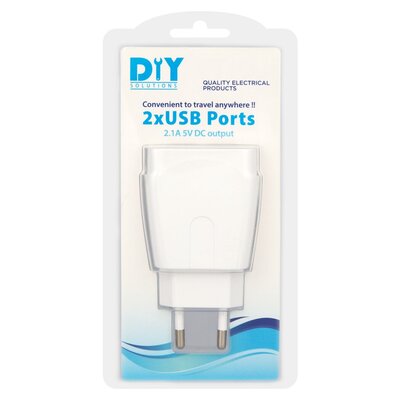 DIY Red Adaptor Cube 2 x USB | Smart Price Specials | PnP Home