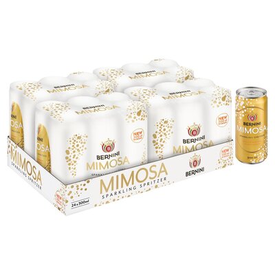 Bernini Mimosa Can 24 x 300ml | PnP