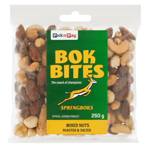 PnP Bok Bites Salted Mixed Nuts 250g | PnP