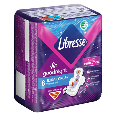 Libresse Night Wing Ultra Pads 8 Pack | PnP