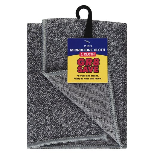 Gr8 Save 2 in 1 Microfibre Cloth | PnP