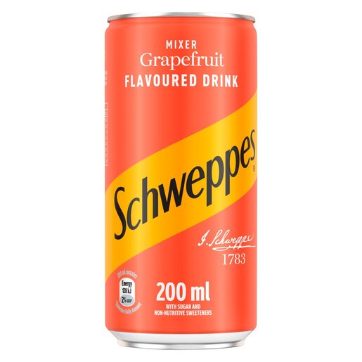 Schweppes Mixer Grapefruit Flavoured Drink 200ml | PnP