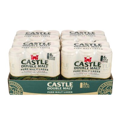 Castle Double Malt Beer 24 x 410ml | PnP