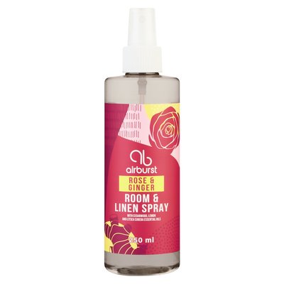 Airburst Room & Linen Spray Rose & Ginger 250ml | PnP