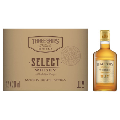 Three Ships Select Whisky 200ml x 12 | PnP