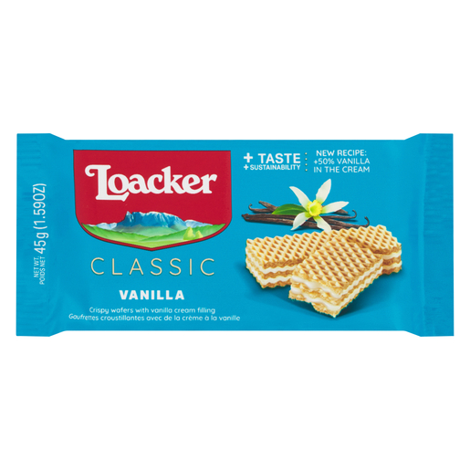Loacker Classic Vanilla Wafers 45g | PnP