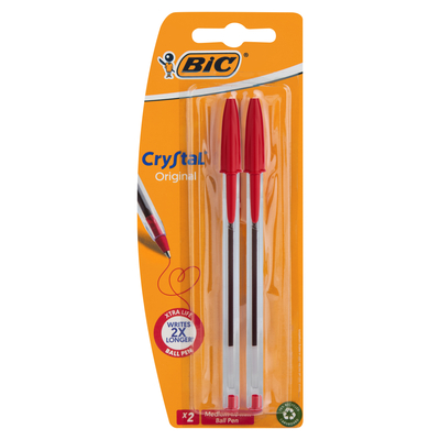 BIC Red Clic Medium Pen 3 + 2 Free | PnP