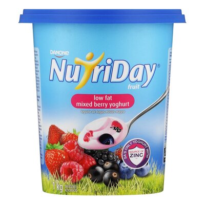 Danone Nutriday Low Fat Mixed Berry Yoghurt 1kg | PnP