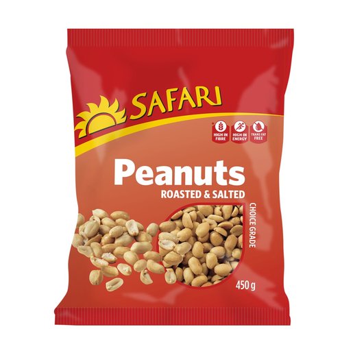 Safari Peanuts Roasted & Salted 450g | PnP