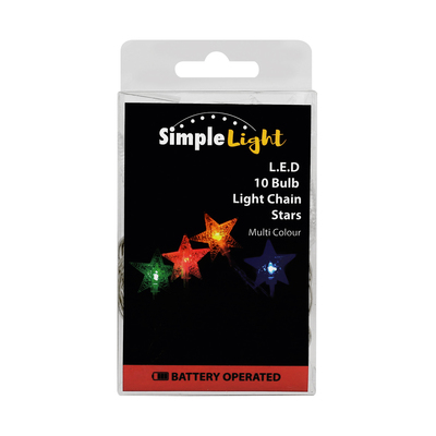 Simple Light Led Battery Operated Multi Star Light 20L | PnP