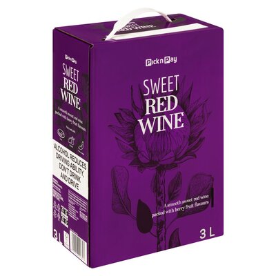 PnP Sweet Red Wine 4 x 3L | PnP