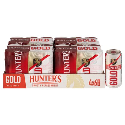 Hunters Gold Can 24 x 300ml | PnP
