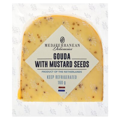 Mediterranean Delicacies Gouda With Mustard Seeds 160g | PnP