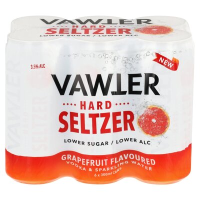 Vawter Hard Seltzer Grapefruit Can 6 x 300ml | PnP
