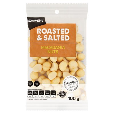 Big Nuts Roasted & Salted Macadamia 100g | PnP