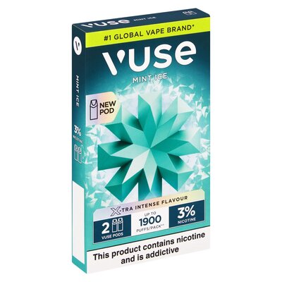 Vuse Mint Ice 3% Nicotine Salt eLiquid Pods 2 Pack | PnP