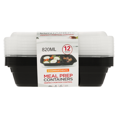 Gmd Rectangular Plastic Container 24 Piece Set 820ml | Smart Price ...