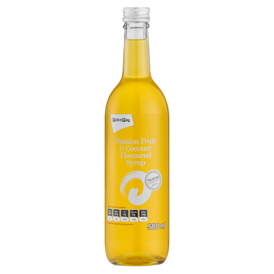 PnP Passion Fruit & Coconut Flavoured Syrup 500ml | PnP