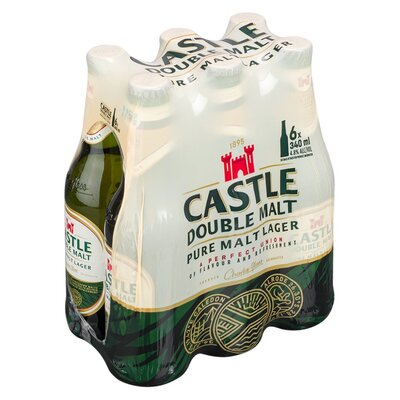 Castle Double Malt Beer NRB 6 x 340ml | PnP