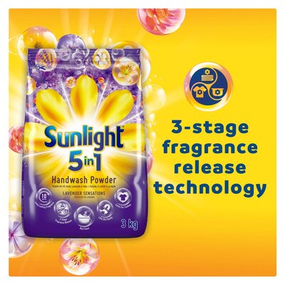 Sunlight Lavender Sensations 5in1 Hand Washing Powder 3kg | Smart Price ...
