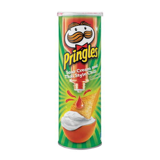 Pringles Sour Cream & Thai Style Chilli 110g x 12 | PnP
