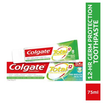 Colgate Total 12 Pro Breath, Multibenefit Toothpaste 75ml | PnP