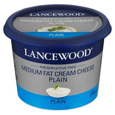 Lancewood Medium Fat Plain Cream Cheese 230g | PnP