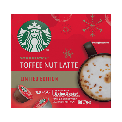 Starbucks® Toffee Nut Latte By Nescafe® Dolce Gusto® Medium Roast ...