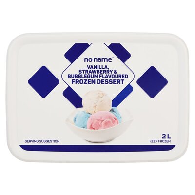 No Name Bubblegum, Strawberry & Vanilla Flavoured Frozen Dessert 2L | PnP