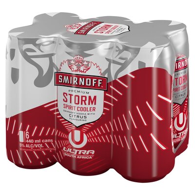 Smirnoff Storm Ltd Edition Can 6 x 440ml | PnP
