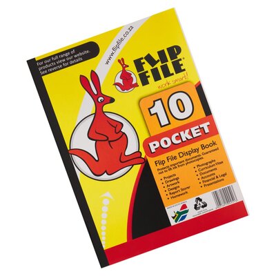 Flip File Display Book A4 10 Pocket | PnP