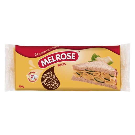 Melrose Biltong Flavoured Processed Cheese Slices 400g | PnP