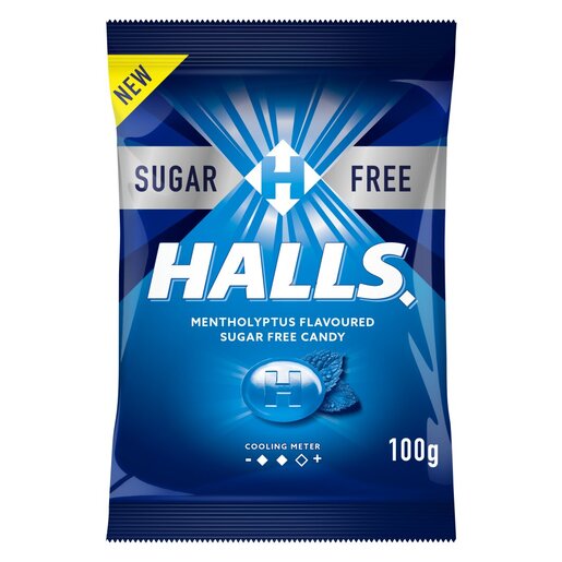 Halls Mentholyptus Flavoured Sugar Free Candy 100g | PnP