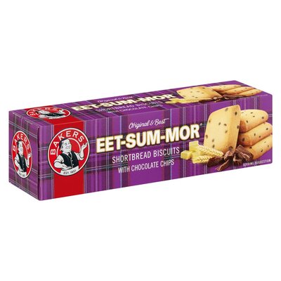 Bakers Eet-Sum-Mor Chocolate Chip Shortbread Biscuits 200g | PnP