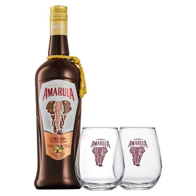 Amarula Liqueur 750ml with 2 Glasses in Gift Pack | PnP
