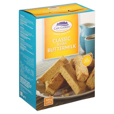 Cape Cookies Classic Buttermilk Rusks 500g | PnP