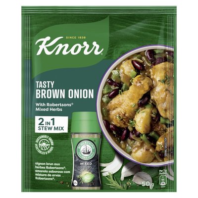 Knorr Tasty Brown Onion Soup 2in1 Stew Mix with Robertsons Mixed Herbs ...