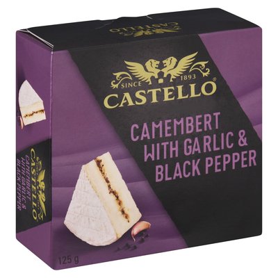 Castello Camembert with Garlic & Pepper 125g | PnP