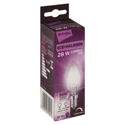 PnP 28w Small Edison Screw Eco Halogen Candle | PnP