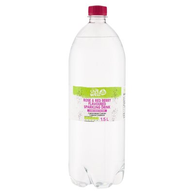 Live Well Rose & Red Berry Flavoured Sparkling Drink 1.5L | PnP