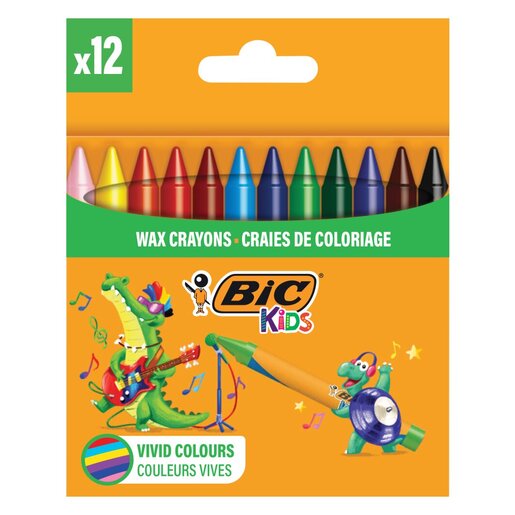 Bic Kids Wax Crayons Wallet 12 Pack | Smart Price Specials | PnP Home