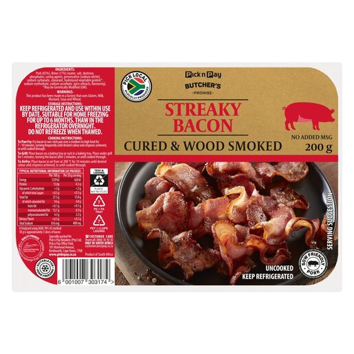 PnP Streaky Bacon 200g | Smart Price Specials | PnP Home