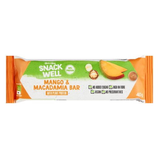 PnP Live Well Mango & Macadamia Bar With High Protein 40g | Smart Price ...