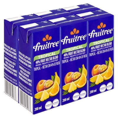 Fruitree 40% Fruit Nectar Blend Tropical 200ml x 6 | PnP