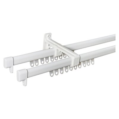 Rufflette Super C Curtain Double Track 1m | PnP