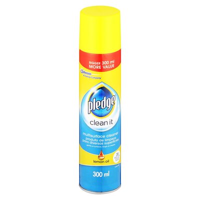 Pledge Multi Surface Cleaner Lemon Oil 300ml | PnP