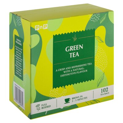 PnP Green Tea Tea Bags 102 Pack | PnP